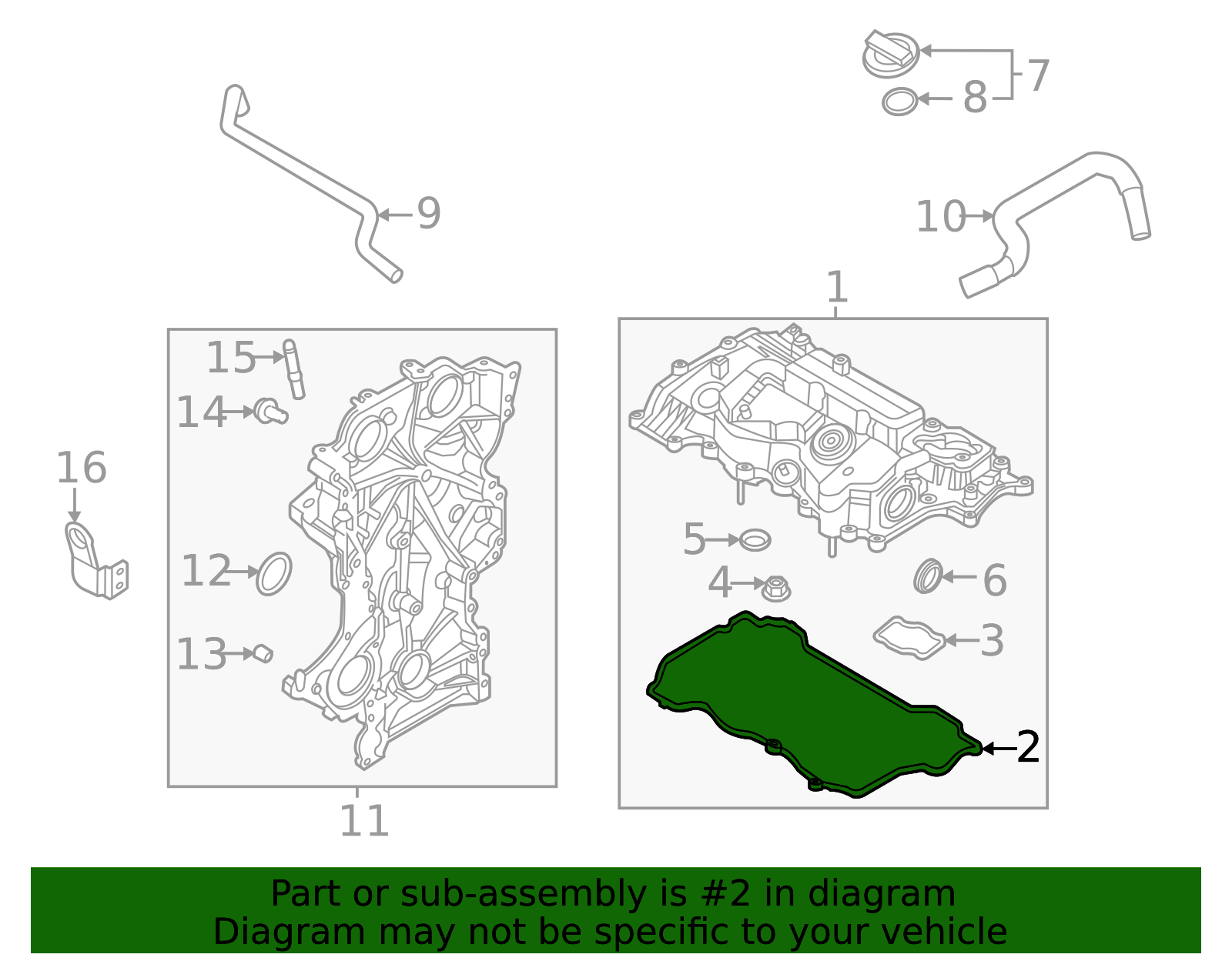 2020-2025 Hyundai Valve Cover Gasket 22441-2M810 | OEM Parts Online