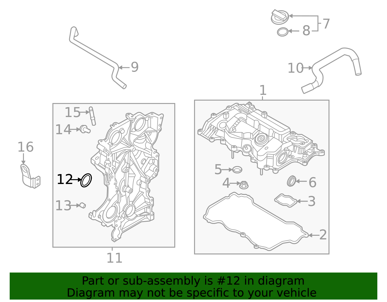 2012-2025 Hyundai Rear Main Seal 21443-2B020 | OEM Parts Online