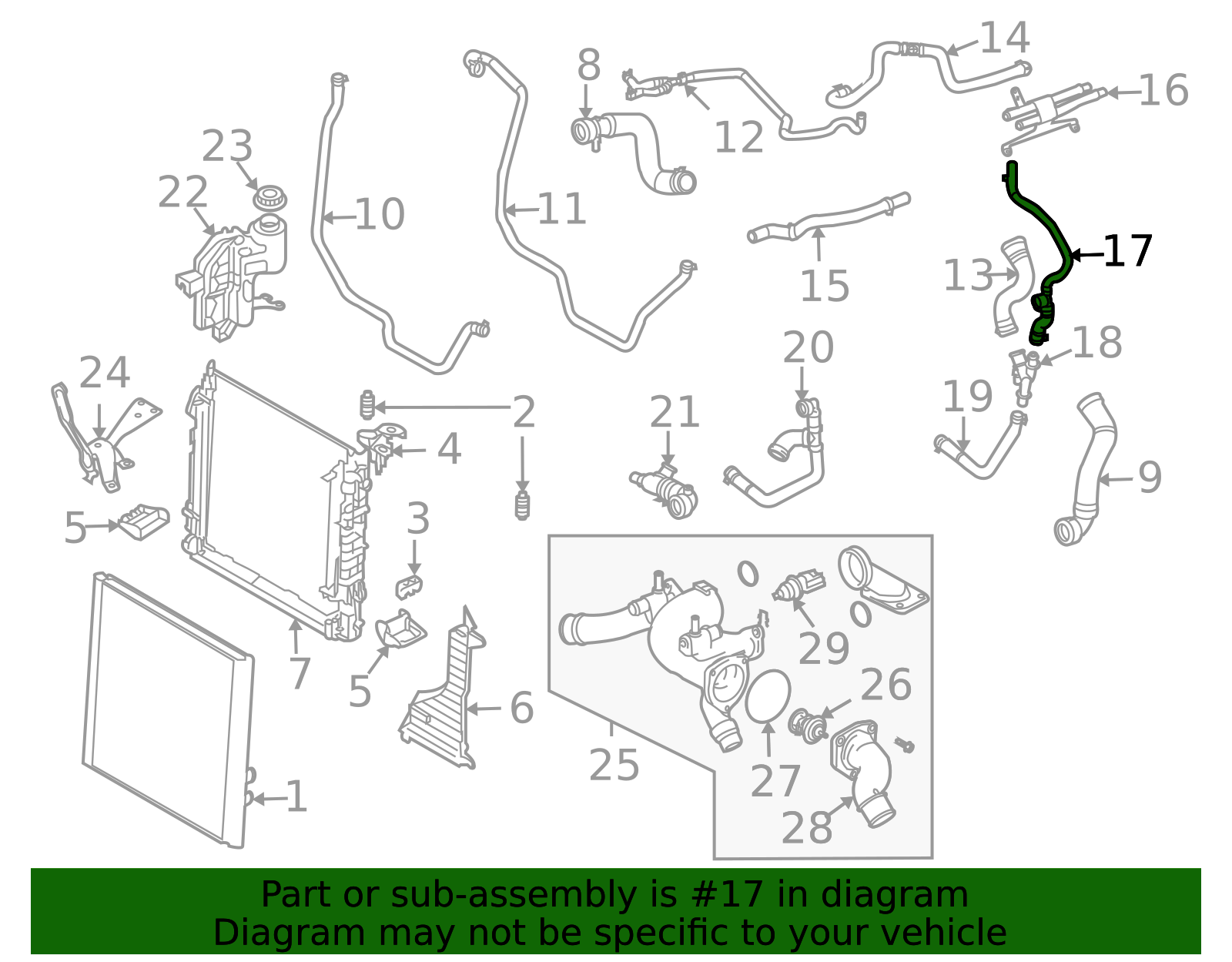 PCH502080 - Hose - 2006-2009 Land Rover Range Rover | Land Rover Lake Bluff