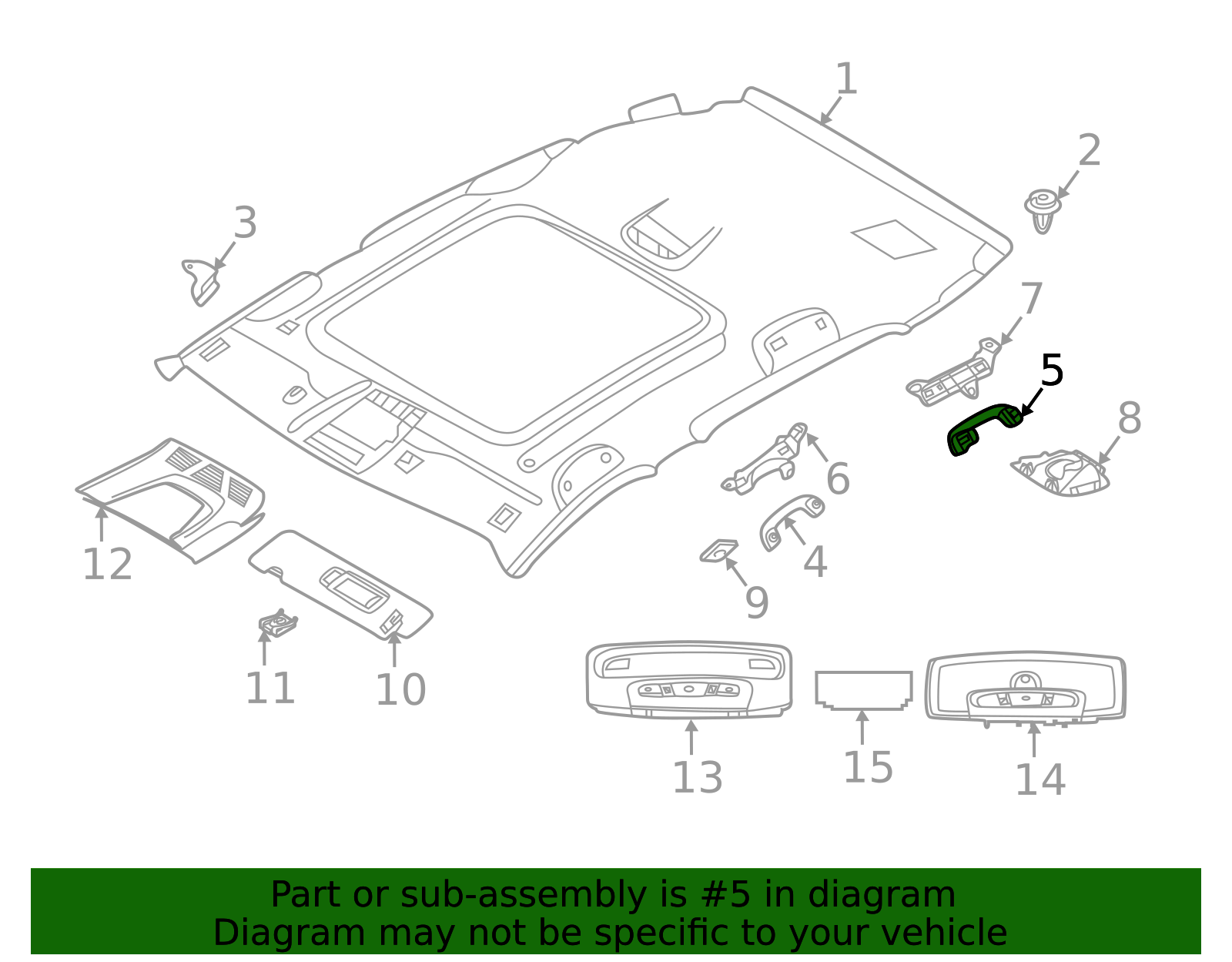 51168061393 - 2016-2023 BMW Grip Handle (51-16-8-061-393) | BMW of ...