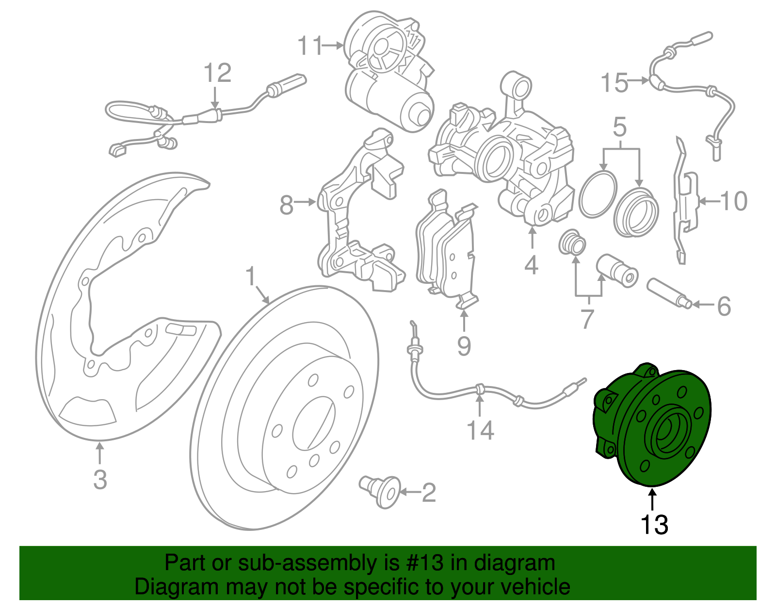 33-41-6-851-589 - Rear Hub & Bearing - 2016-2021 BMW | Buy BMW Parts Now