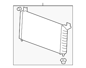 2011-2019 GM Radiator 84179524 | TascaParts.com