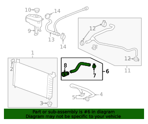 Radiator Hose 23436394 - Dependable OEM Engine Cooling | AutoNation Parts