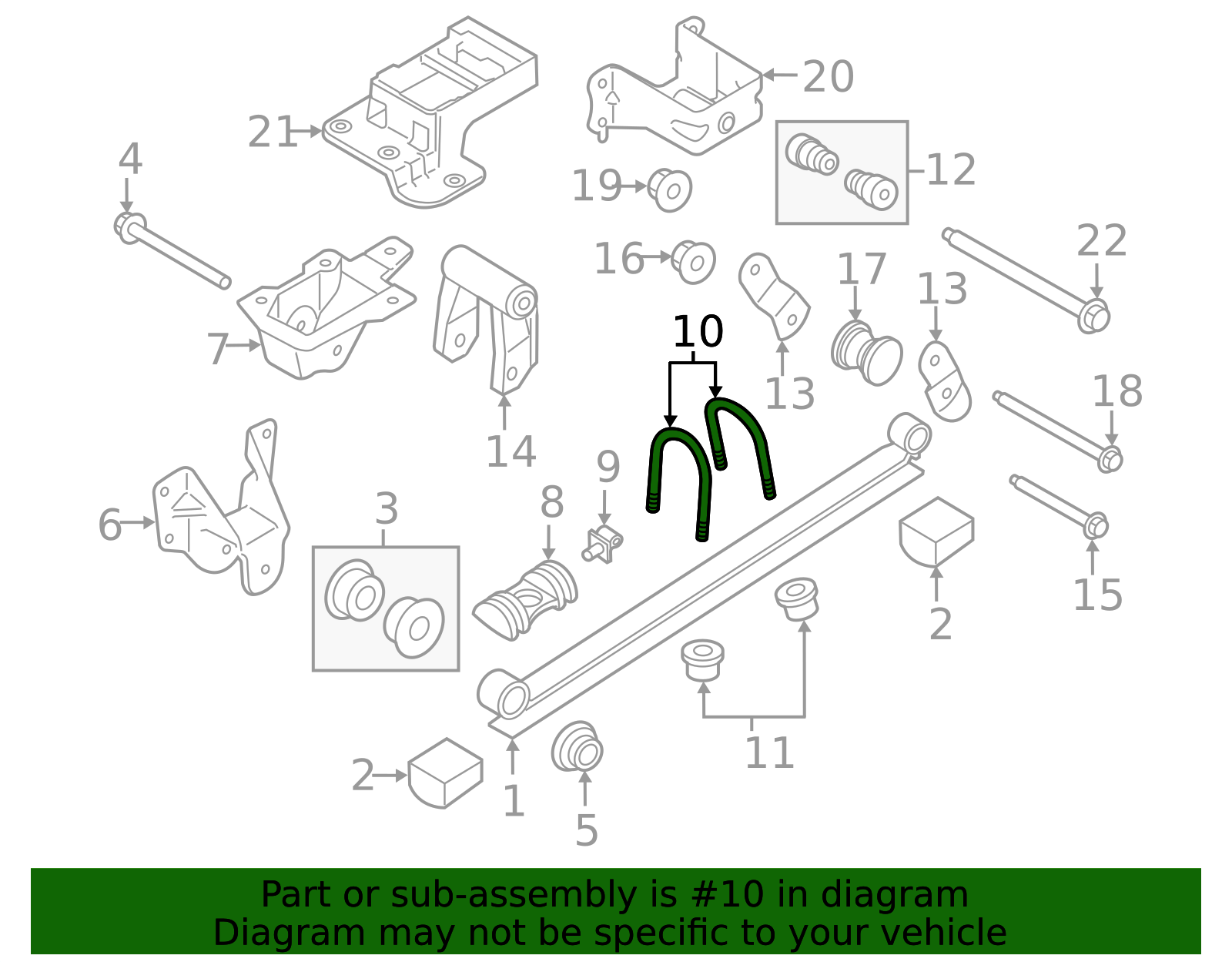 2015-2026 Ford U-Bolt CK4Z-5705-B | Ford Parts Center