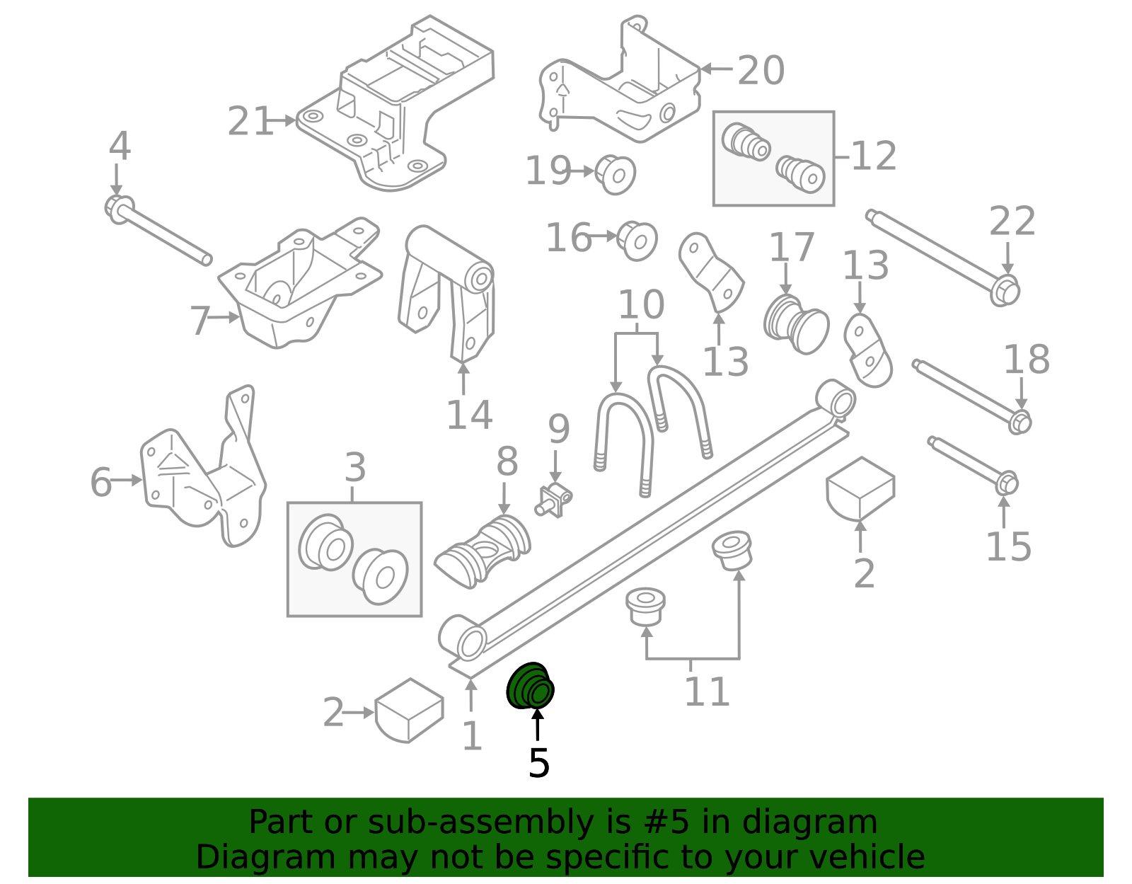 2010-2026 Ford Front Insulator Nut W520216-S442 | OEM Parts Online