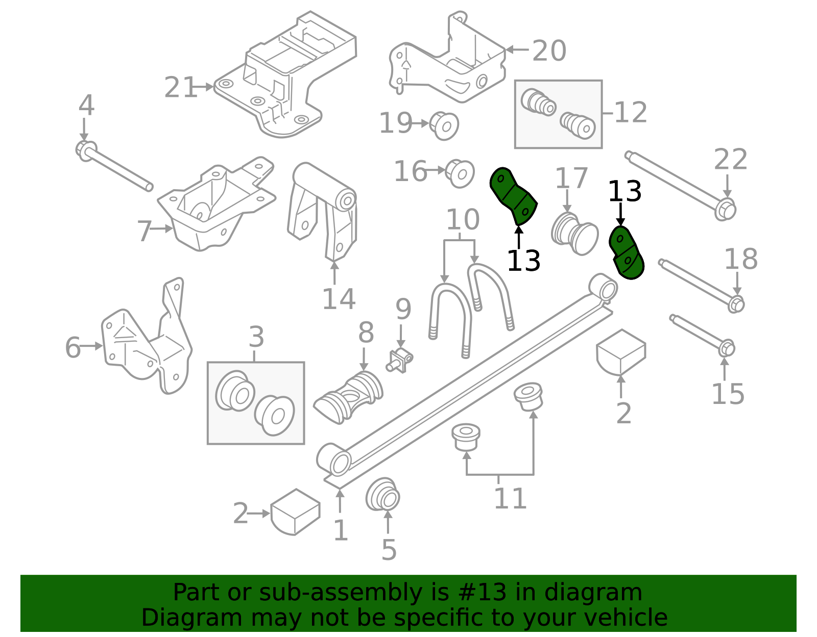 Leaf Spring Shackle BK2Z-5776-C | Awesome Parts Ford
