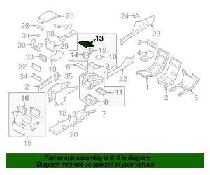 Volvo Console Lid - OEM Center Storage Cover - Part #39870905 ...