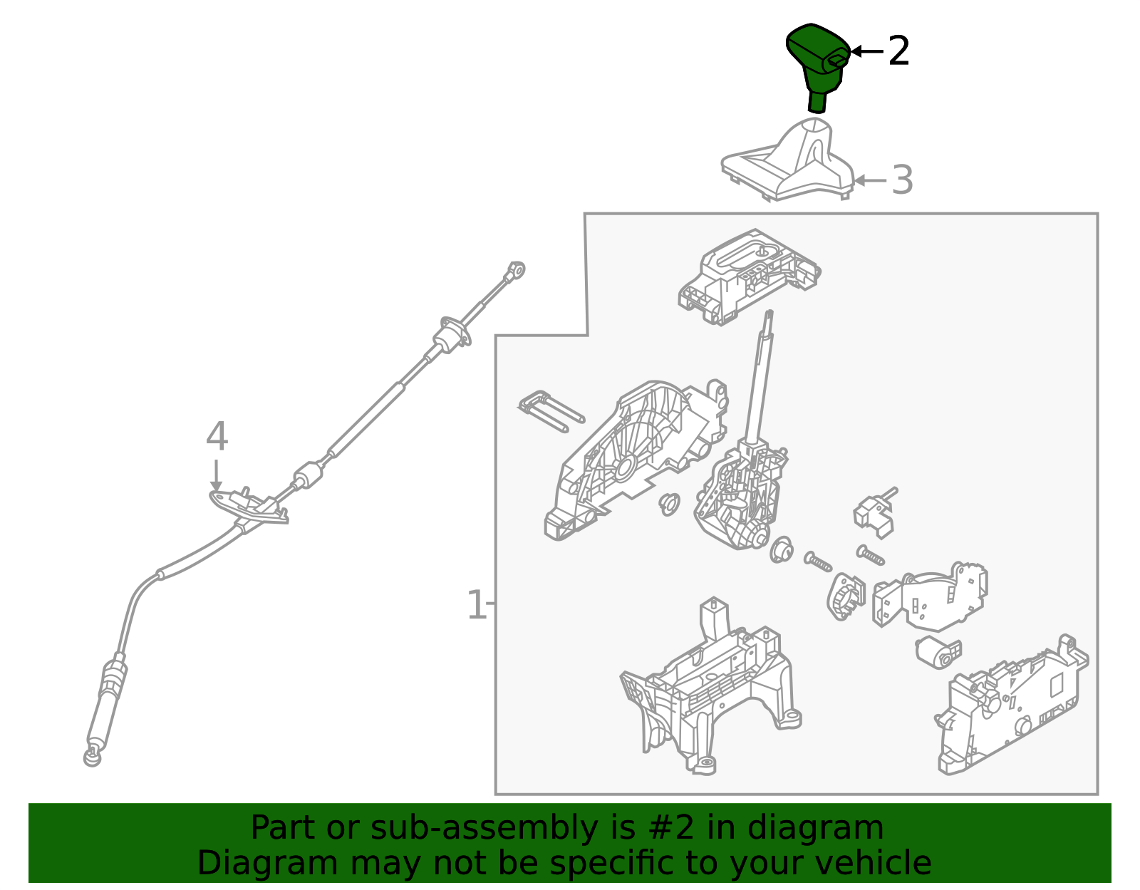 467N5-R0100 - Shifter Assembly Cap 2025 Kia | Kia.Parts Store