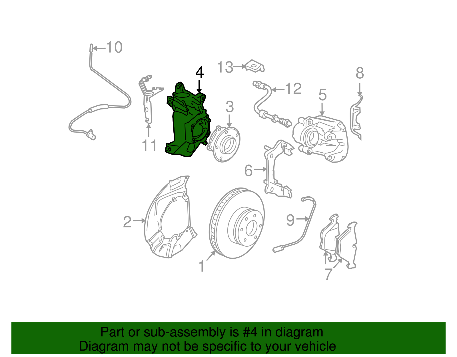 OEM Steering Knuckle - Precision Handling Replacement | AutoNation Parts