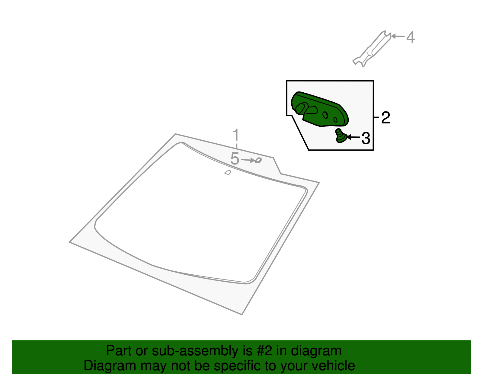 2009-2014 GM Mirror Inside 22915244 | Shop Matick Buick GMC