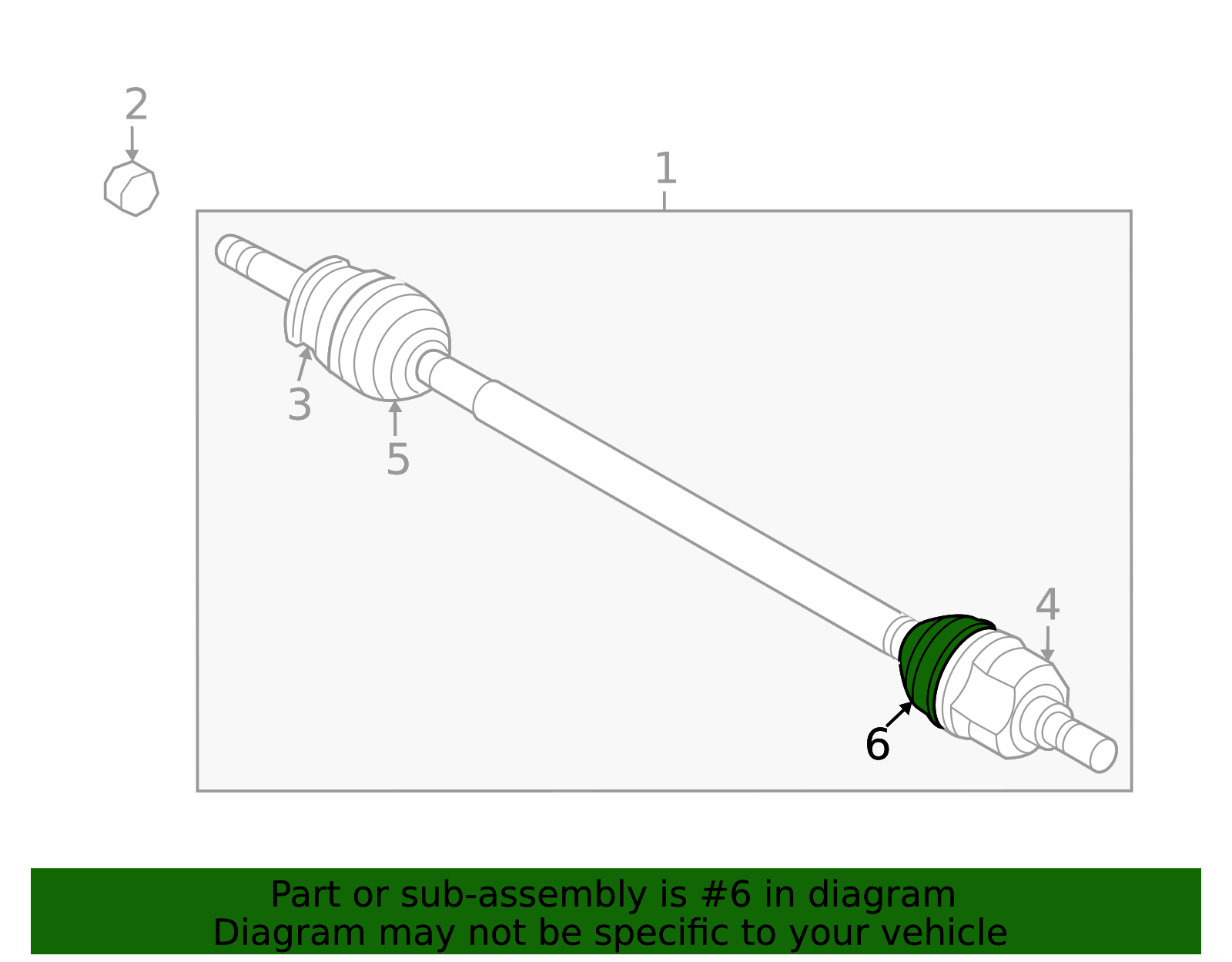 2021-2025 Kia K5 | Inner Cv Joint Boot | 495R5-L1250 | Kia Auto Parts