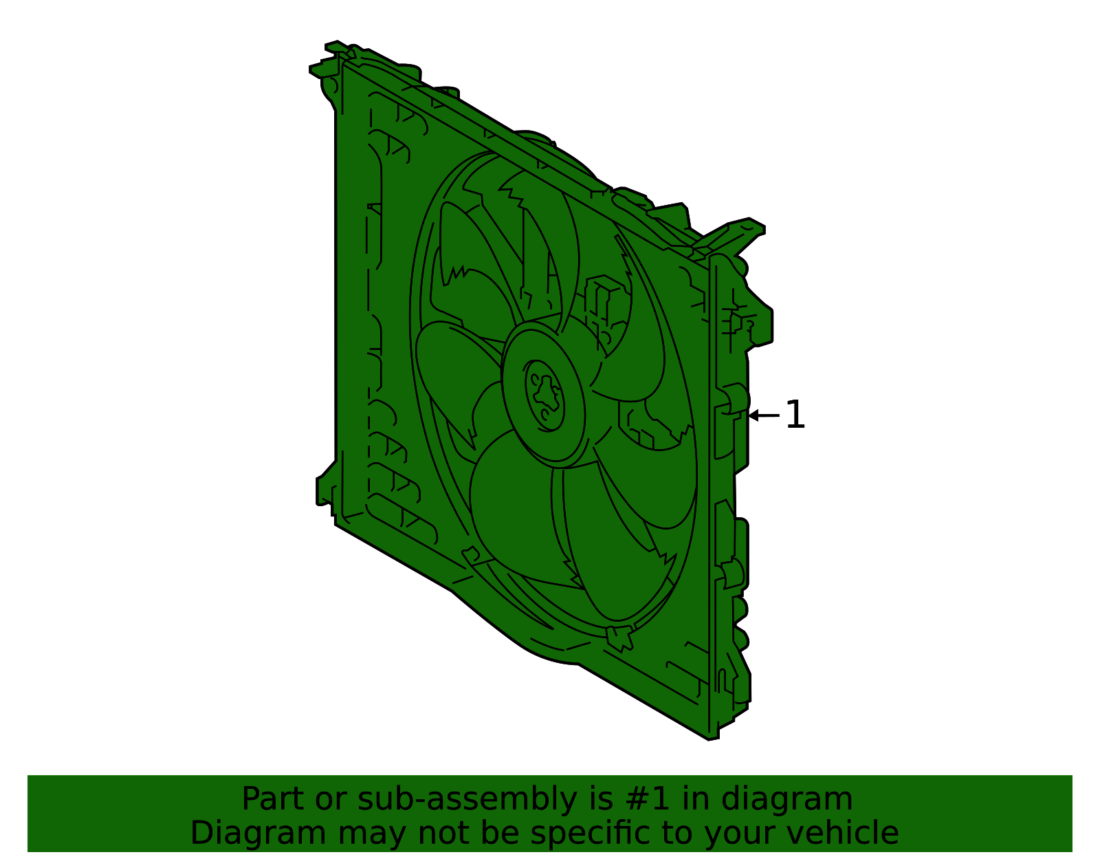2021-2025 Toyota Mirai Fan Assembly 16360-77040 | Toyota Parts Center