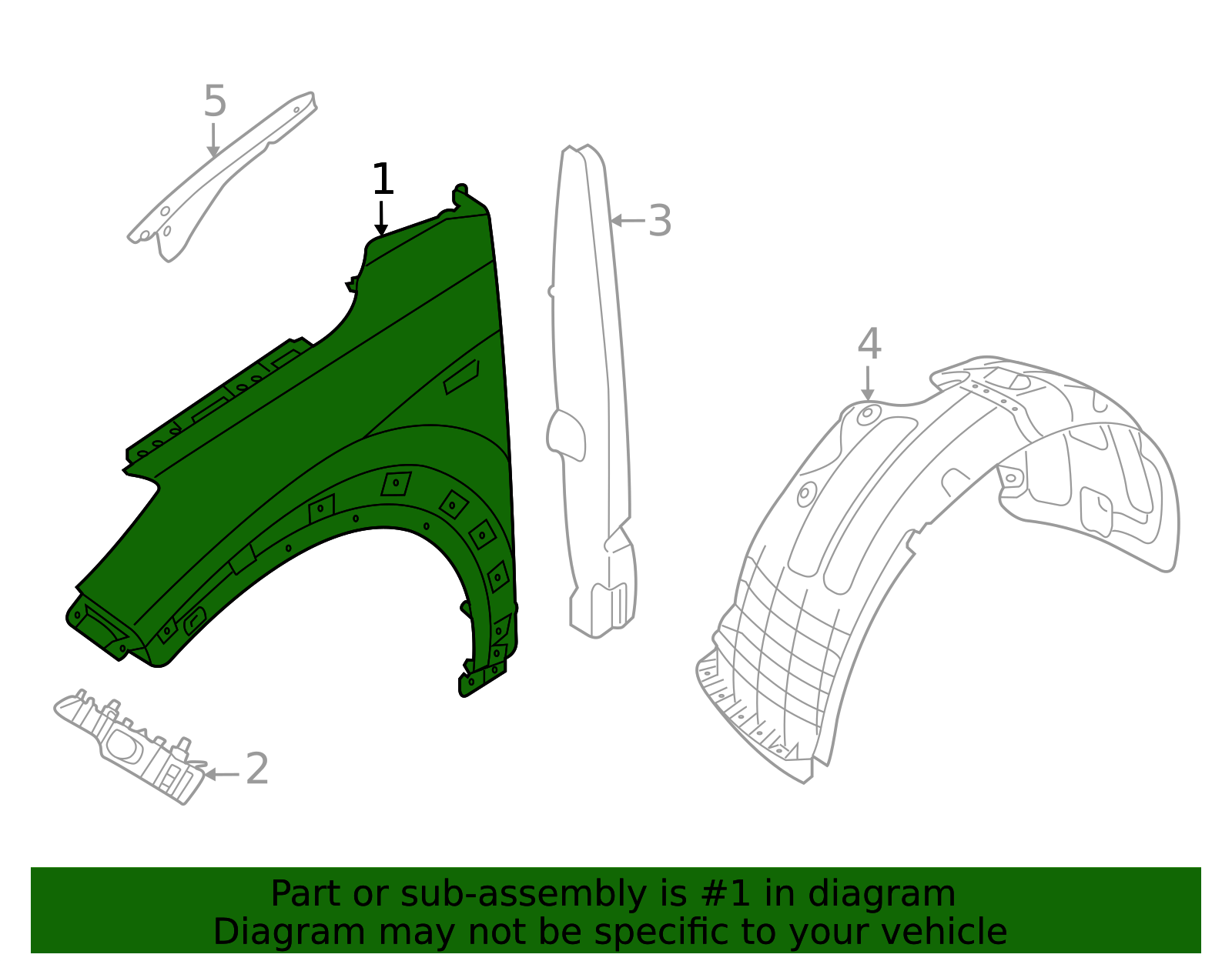 2022-2025 Hyundai Tucson Fender 66321-N9000 | OEM Parts Online