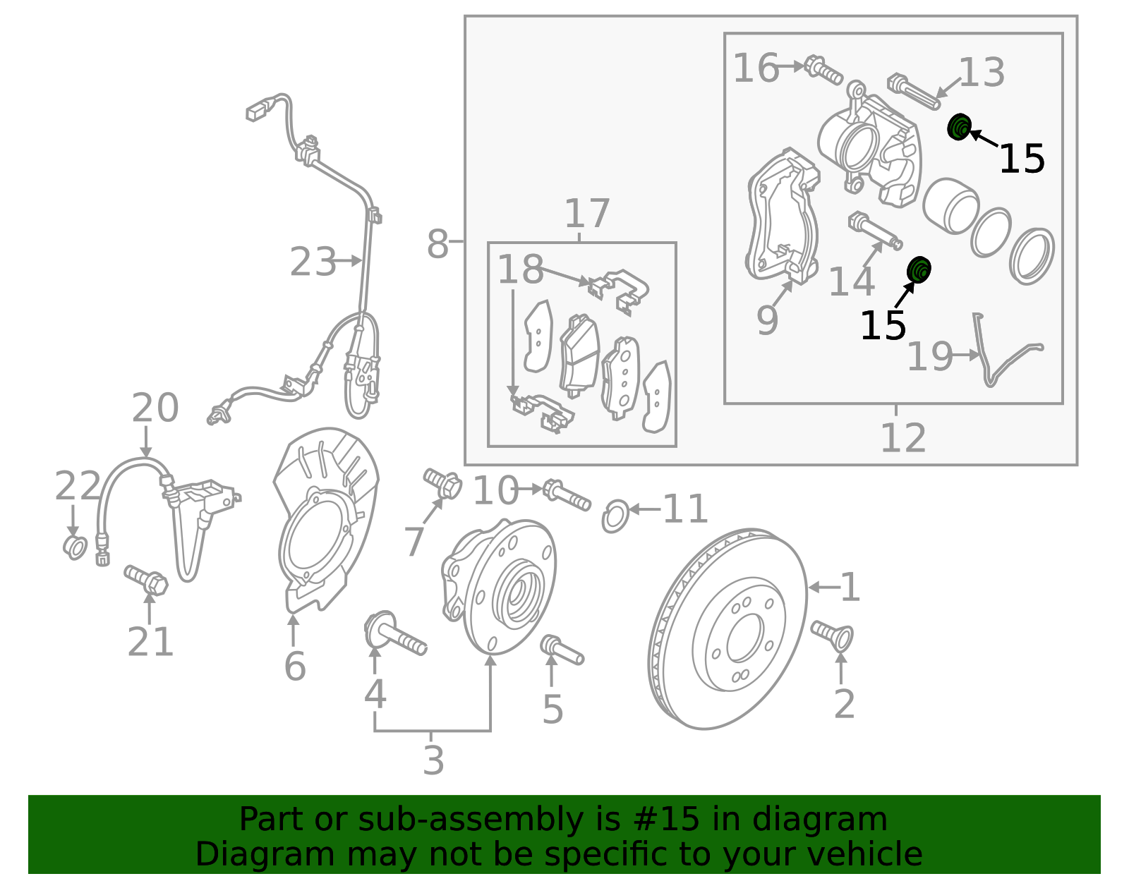 58164-2E000 - Disc Brake Caliper Pin Boot 2003-2025 Kia | Kia.Parts Store