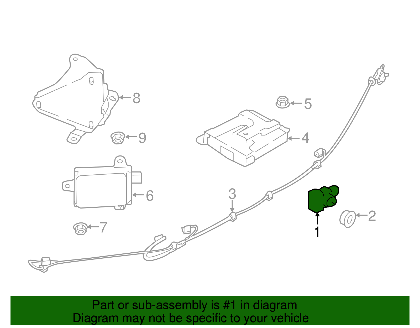 2017-2018 Subaru Forester 2017-2018 Subaru Forester - Reverse Sensor ...
