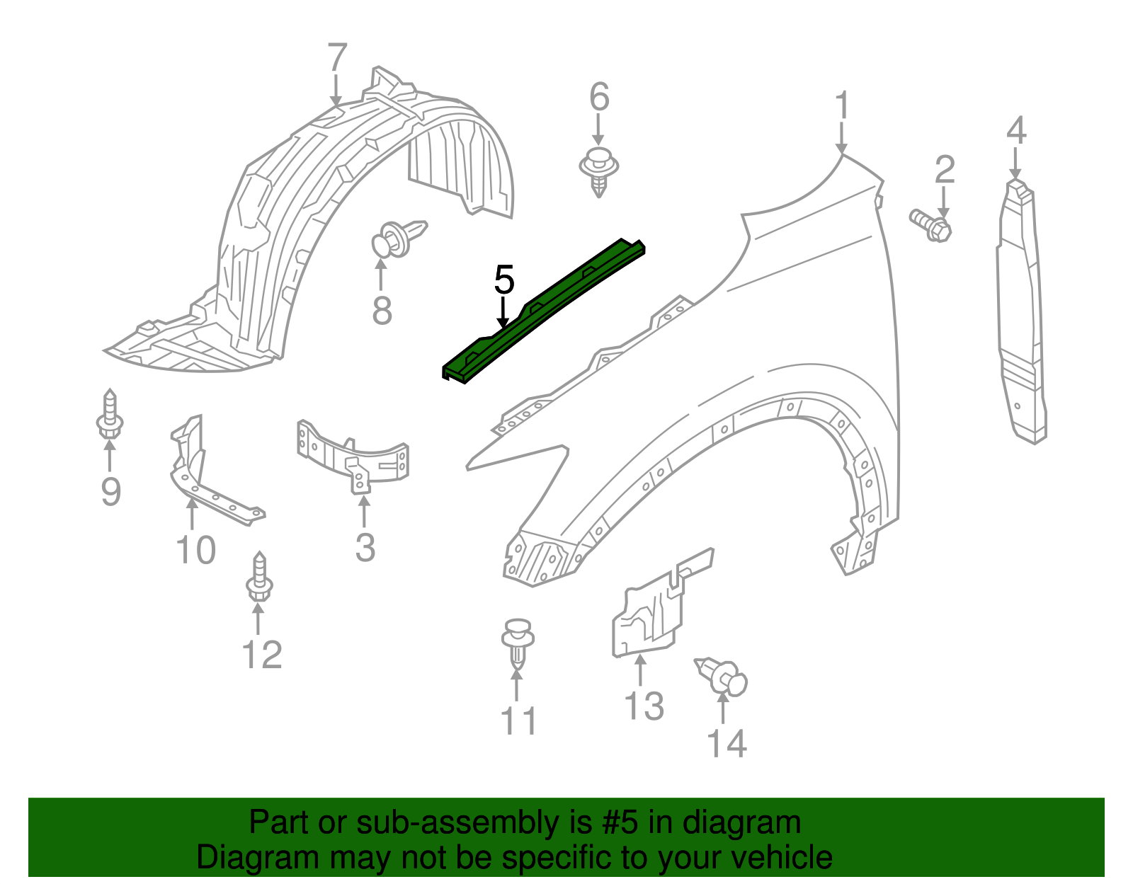 B45A-56-915A - Upper Seal - 2014-2018 Mazda 3 | Mazda Parts Factor