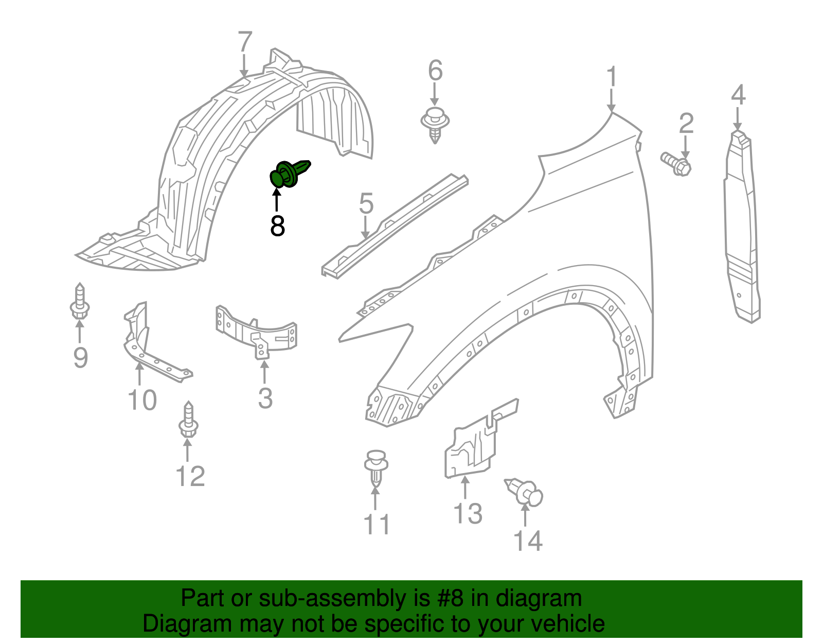 L33X-13-209 | 2007-2021 Mazda Splash Shield Rivet | Palladino Mazda Parts