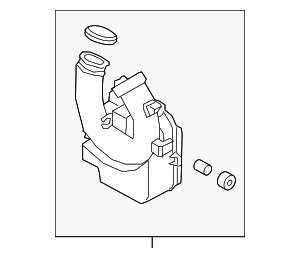 Genuine Resonator Assembly for 2017-2020 Hyundai Elantra | Part# 28220 ...