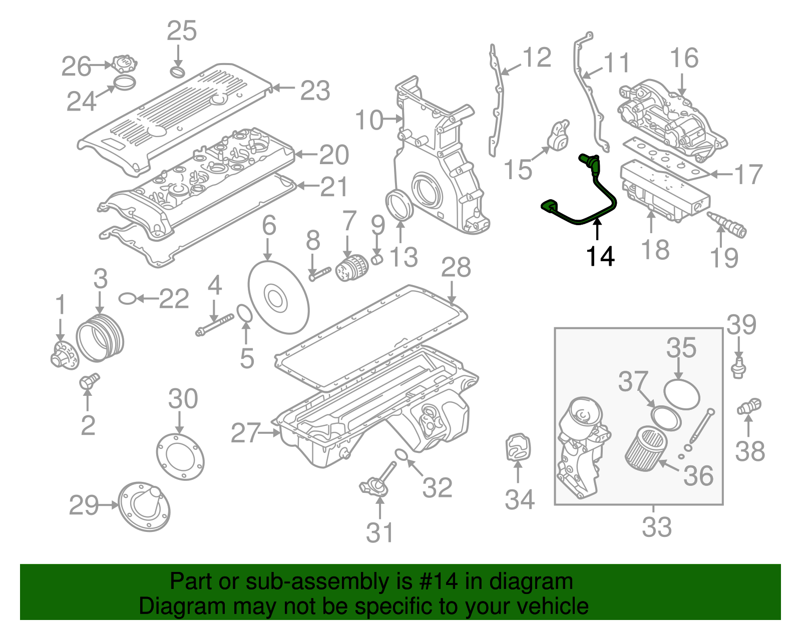Genuine BMW 12-14-7-830-789 | Crankshaft Position Sensor | FREE ...