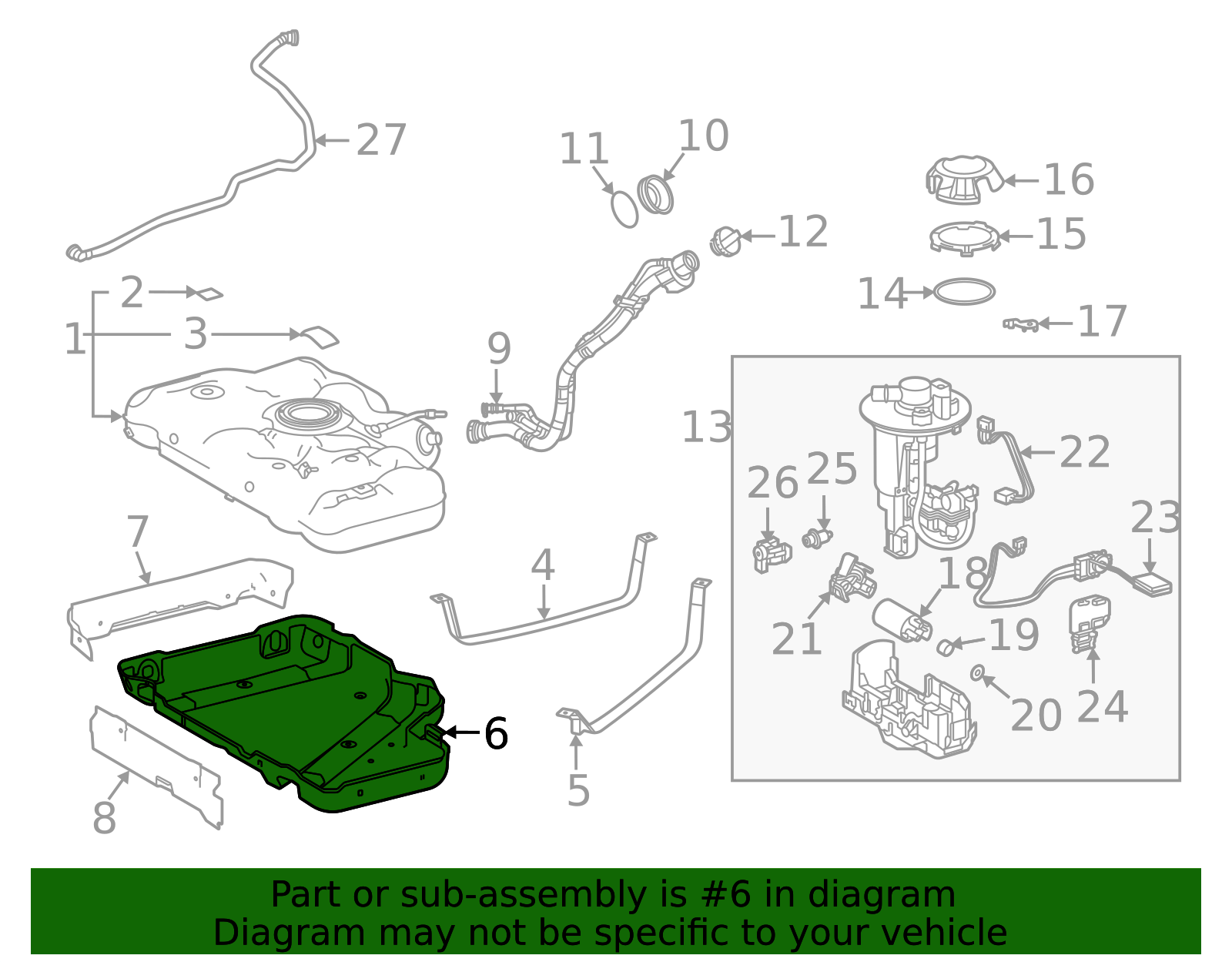 77606-08010 - 2021-2024 Toyota Sienna - Fuel Tank Skid Plate | Nucar ...