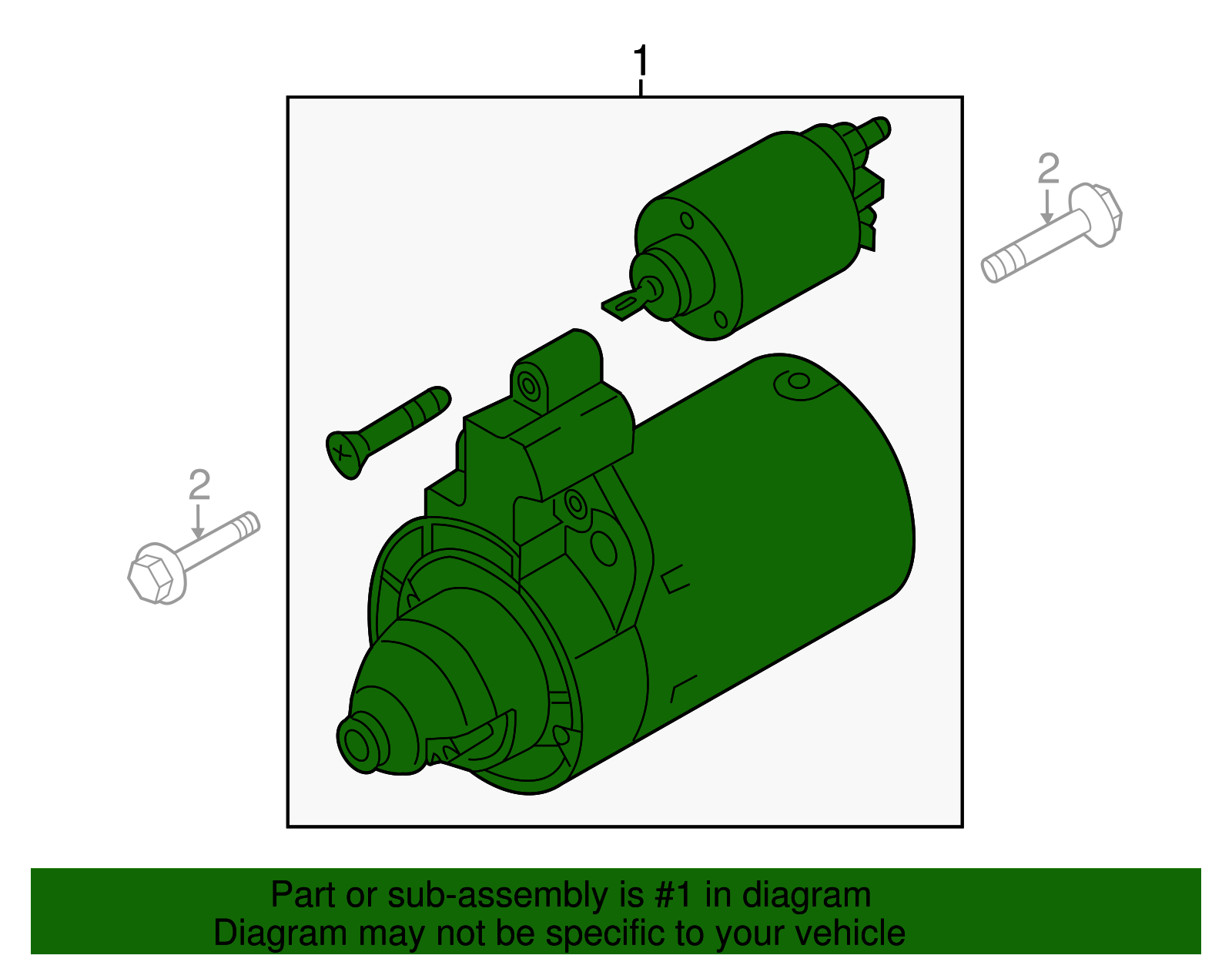 06M-911-021-X - Starter Motor 2016-2024 Audi | Audi OEM Parts Guy