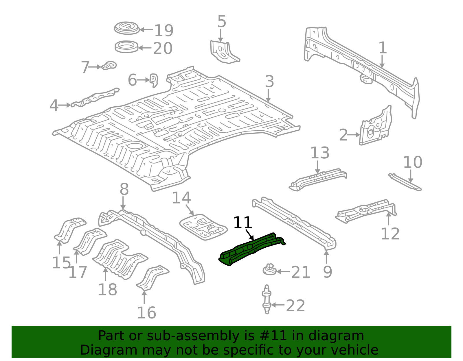 1998-2007 Toyota Land Cruiser Cross-Member Extension 57602-60080 ...