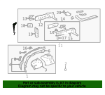 53836-02020 - Front Brace 2019-2025 Toyota | Longo Toyota Parts