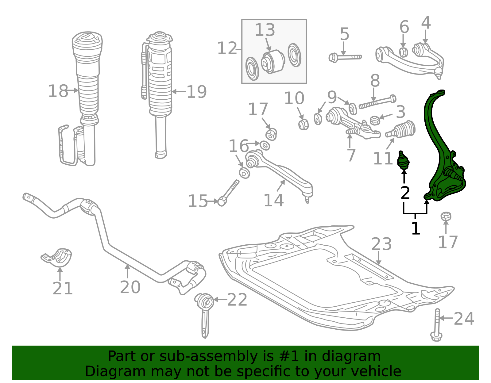 220-330-37-20 - Knuckle Mercedes-Benz Premier Parts