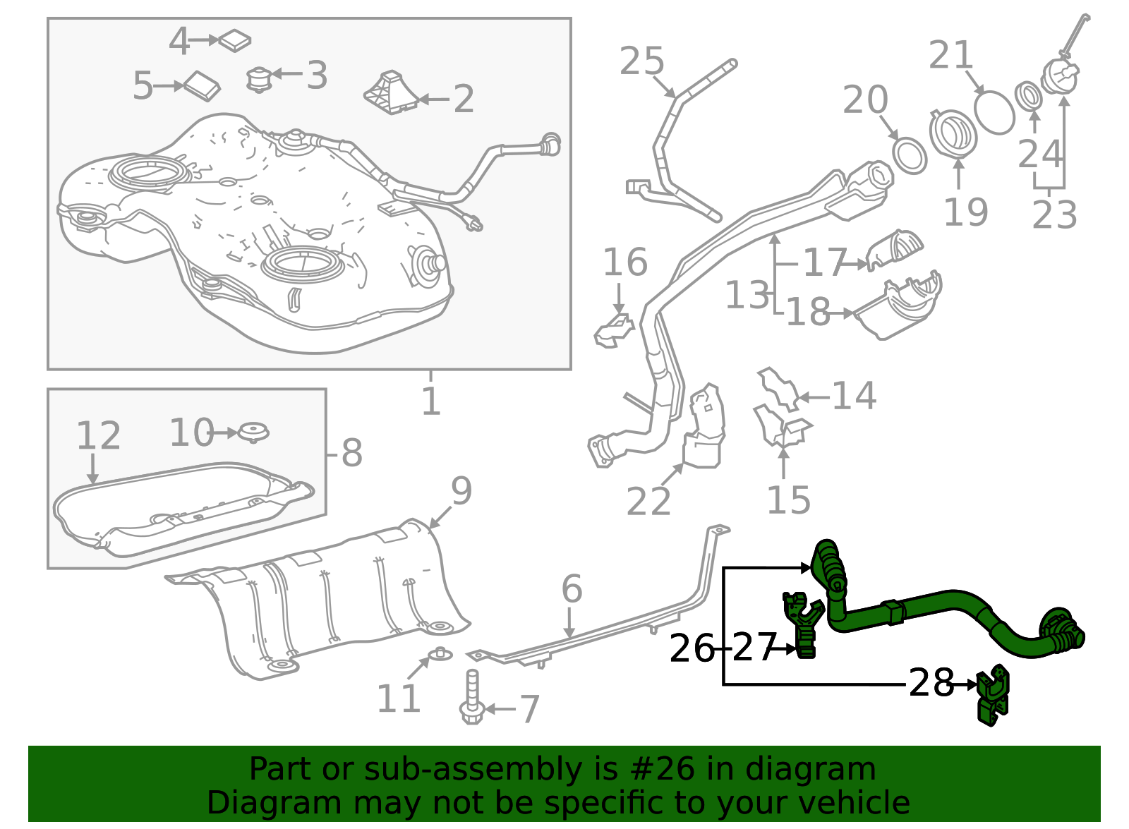 77404-06290 - High-Quality Fuel Tank Vent Hose for AutoNation Parts