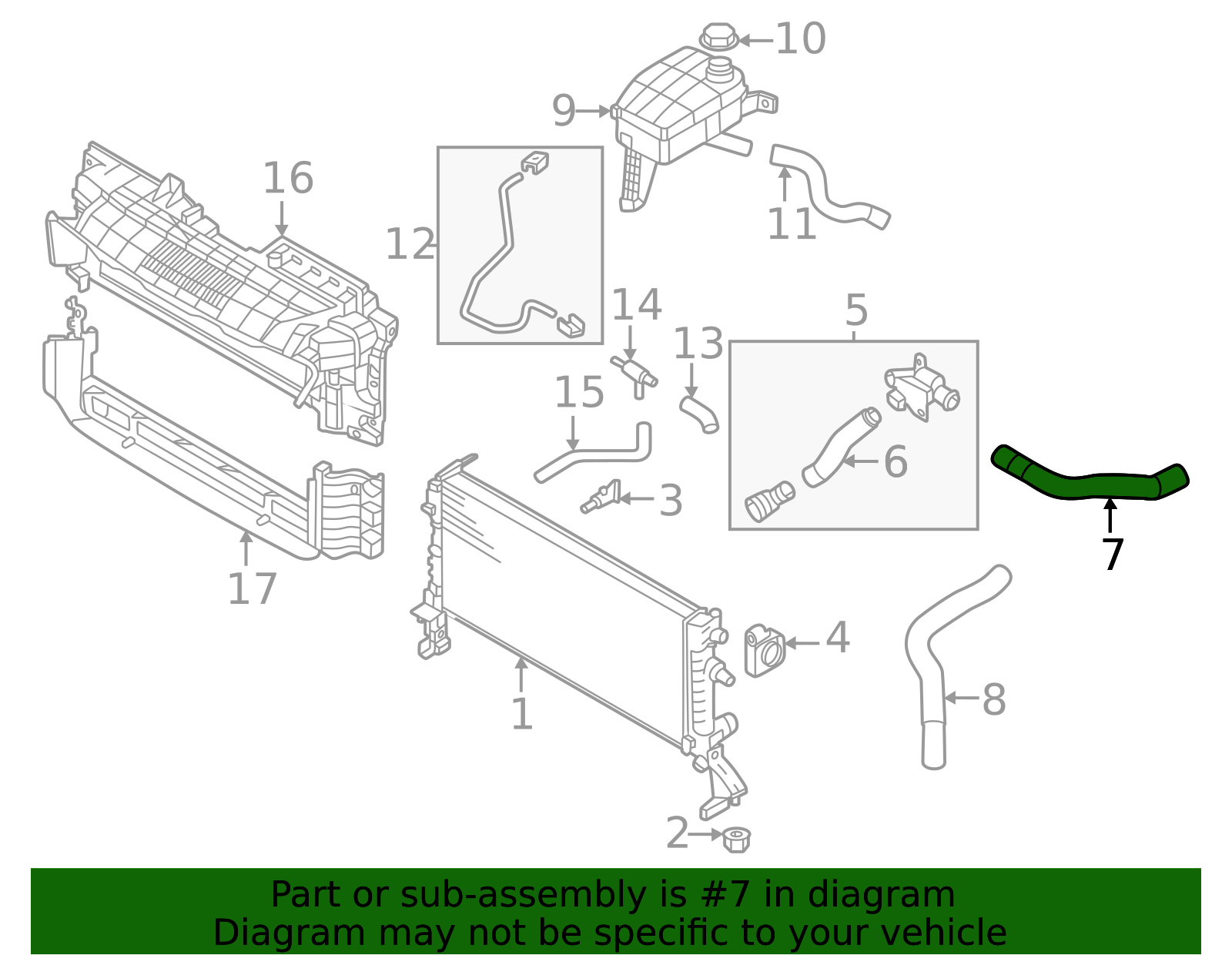 Radiator Hose 25414-IB050 - Dependable OEM Engine Cooling | AutoNation ...