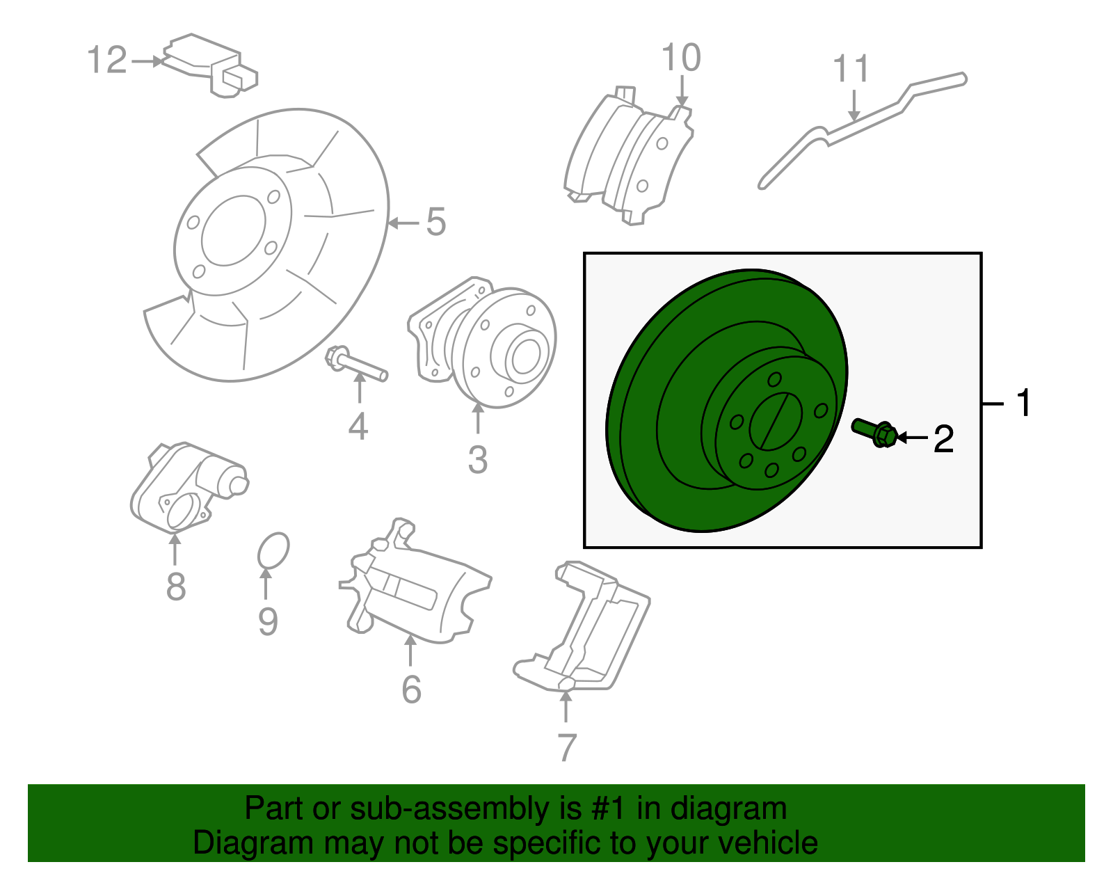 2010-2017 Volvo XC60 Rotor 31471033 | OEM Parts Online