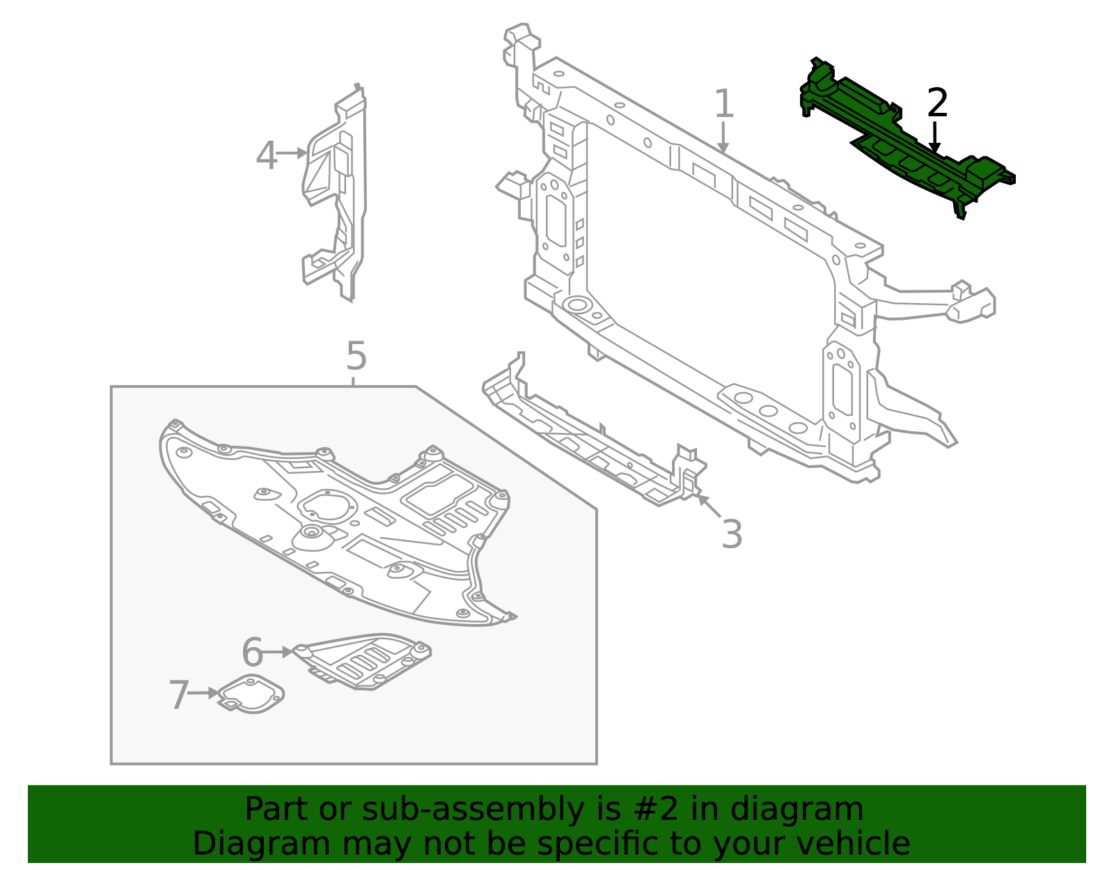 29135-CL000 - High-Quality Air Guide for 2021-2023 Hyundai Santa Fe ...