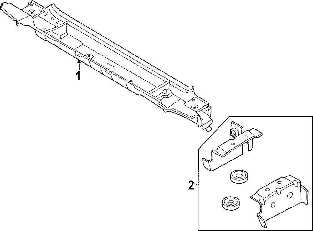 2021-2025 Ford Bronco Rear Body Panel mb3z5840320a | GetOEMParts.com