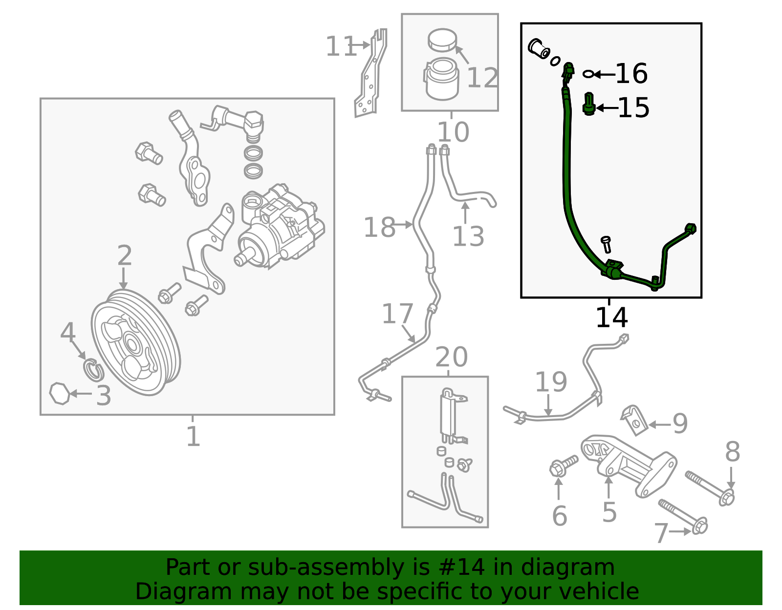 49720-1PE0A - Pressure Hose - 2012-2019 Nissan | Conicelli Nissan
