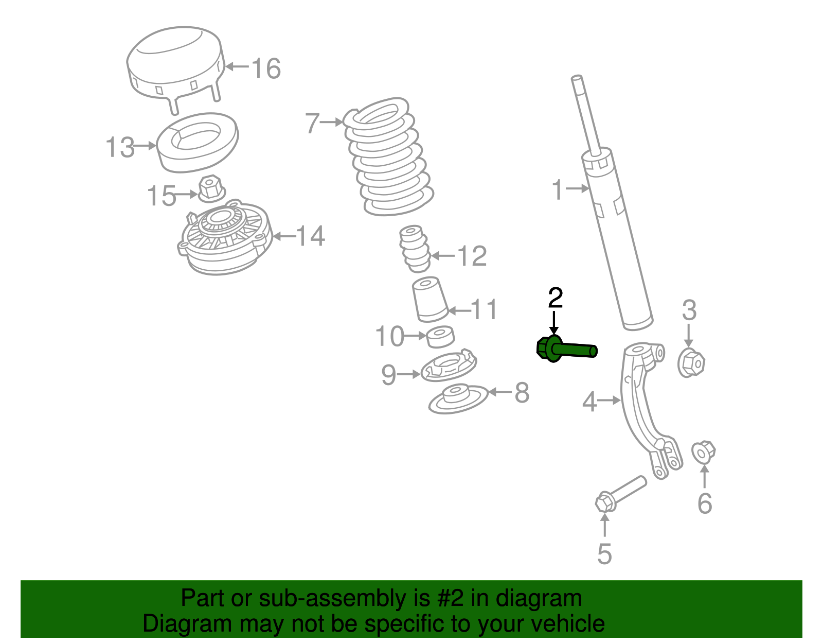 Genuine Audi N-106-883-01 | Fork Bolt | FREE Shipping on Most Orders ...