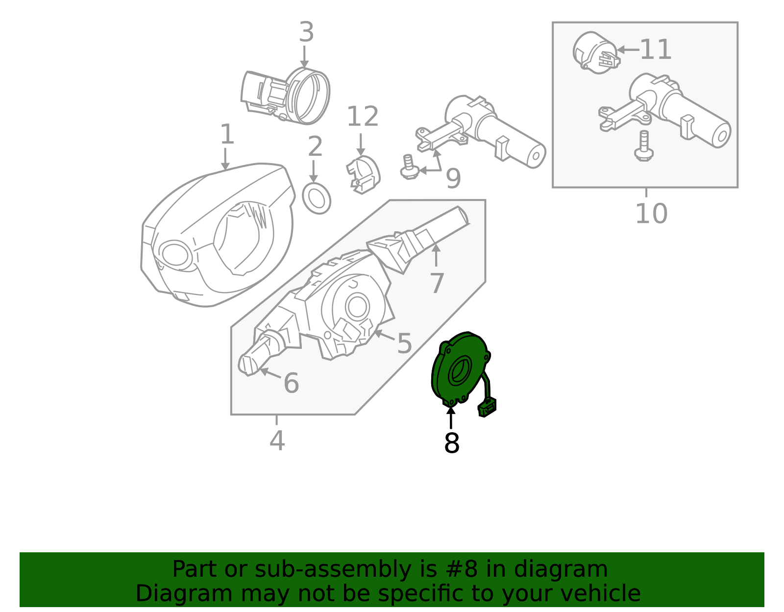 47945jd00a - Nissan Angle Sensor 2007-2021 Nissan | Performance Auto Parts