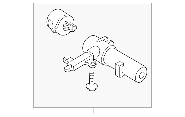 D8701-EA00A - Ignition Lock Cylinder - 2005-2011 Nissan | World OEM ...