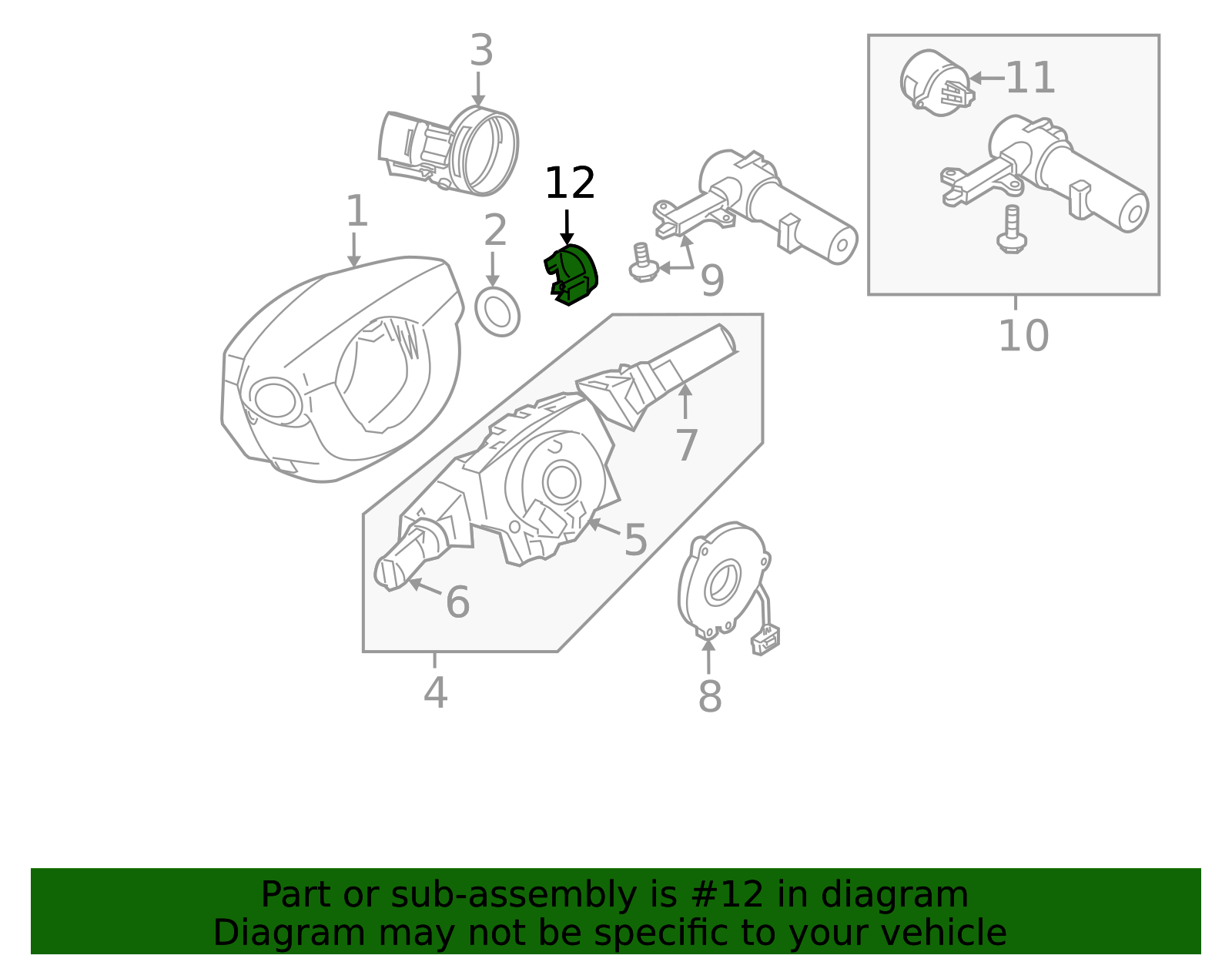 28590-C9968 | Nissan Antenna Assy-Immobilizer - Genuine OEM ...