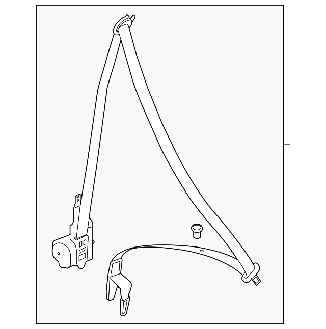 2011-2018 Porsche Cayenne 2011-2018 Porsche Cayenne - Seat Belt ...