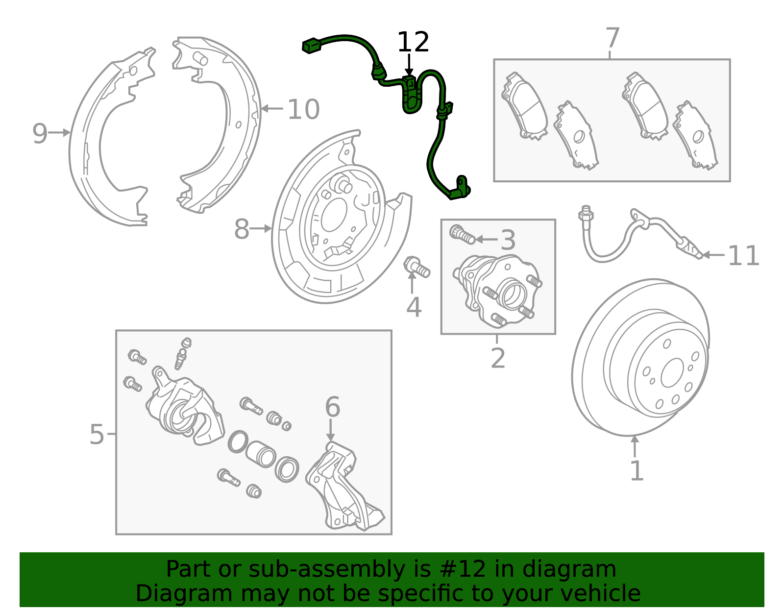 2014-2019 Toyota Highlander 2014-2019 Toyota Highlander - ABS Sensor ...
