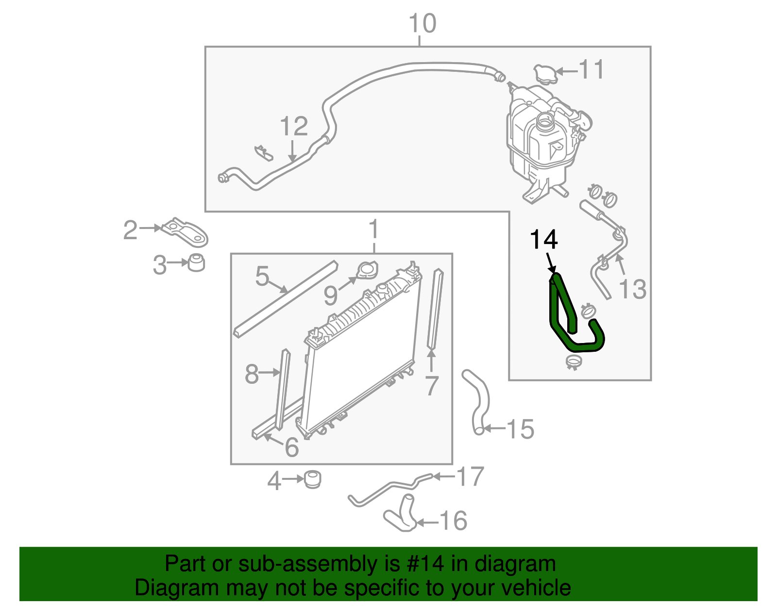 21744-EA000 - Return Hose 2005-2021 Nissan | Nissan Parts & Accessories ...