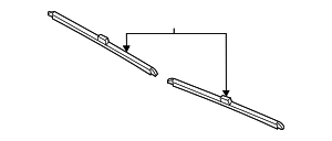 2011-2018 Porsche Cayenne Wiper Blade V04-015-001-HS | OEM Parts Online