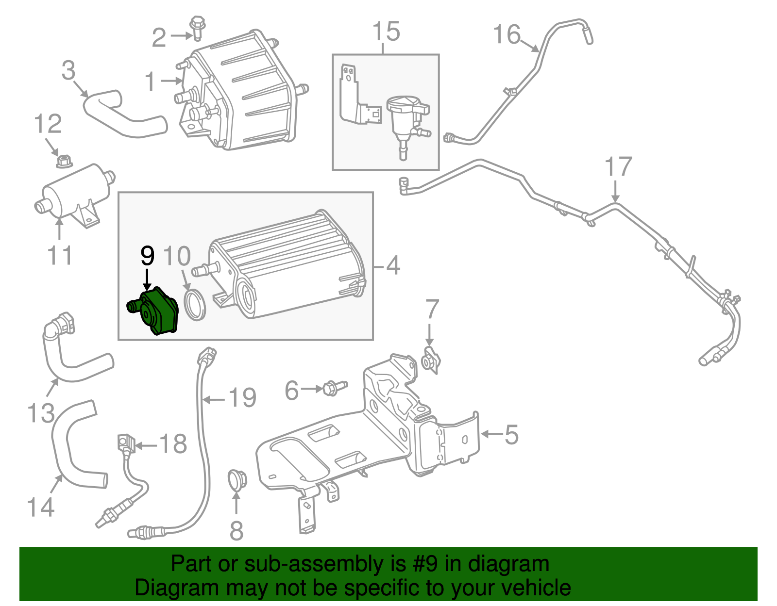 2006-2024 Mopar Evaporative Emissions System Leak Detection Pump ...