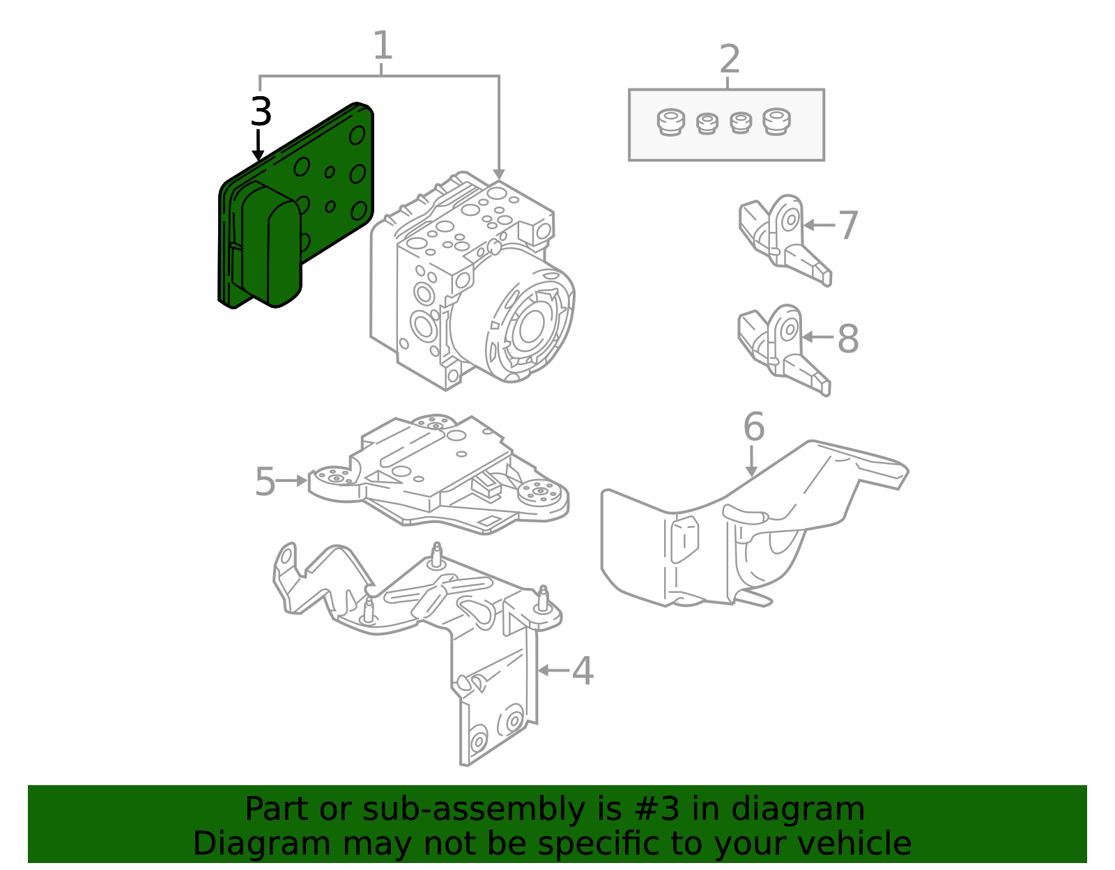 2021 Volkswagen Jetta ABS Control Module 5Q0-907-379-GE-REP | VW Direct ...