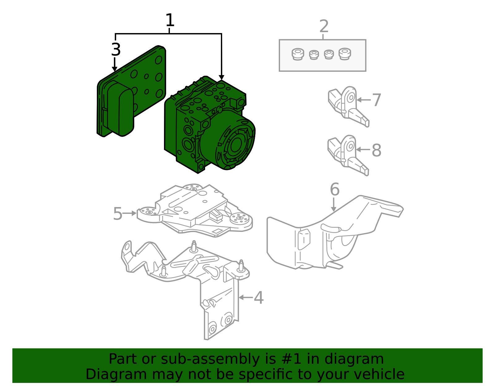 2018-2019 Volkswagen Modulator Valve 5Q0-614-517-FL-BEF | QuirkParts