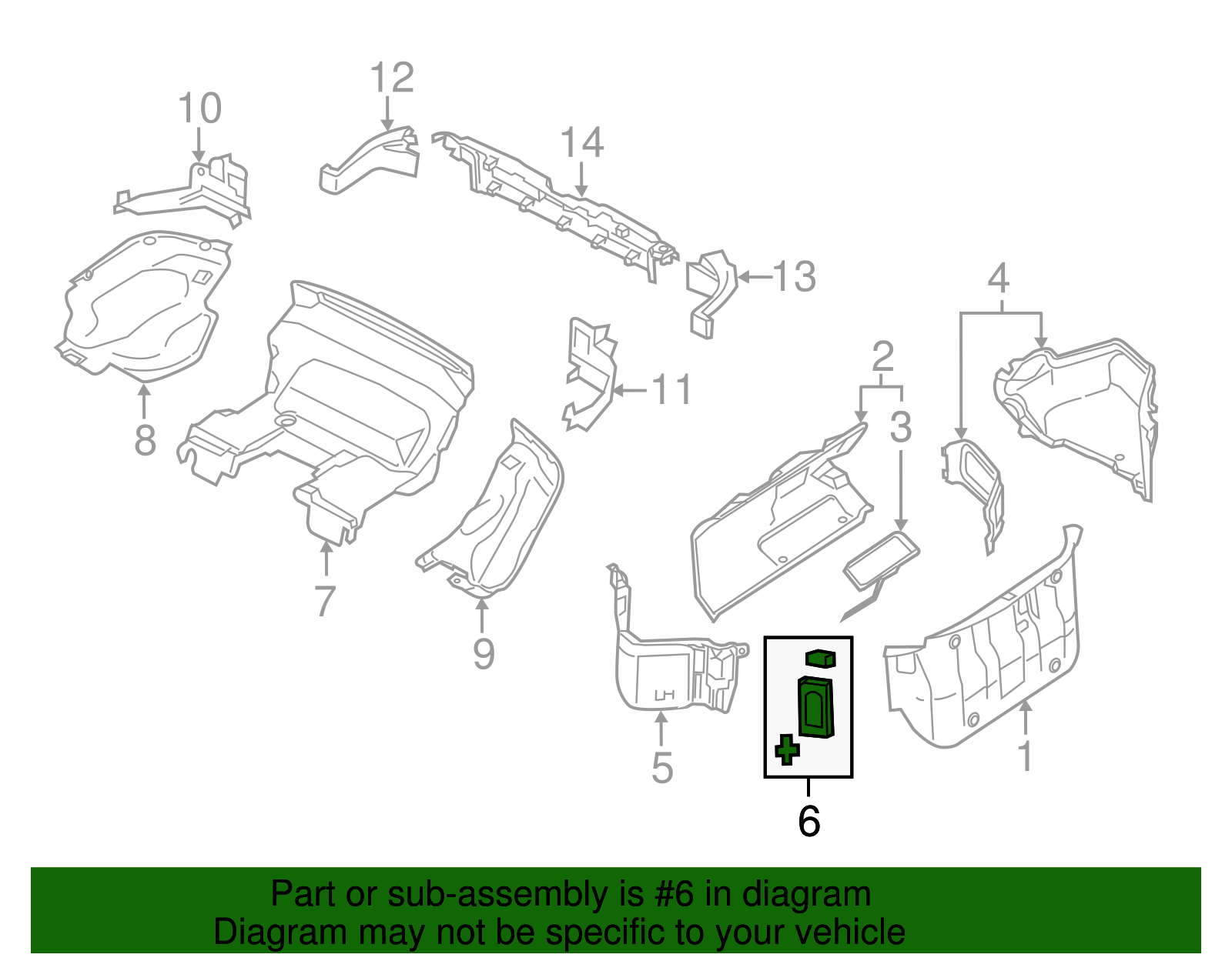 D651-51-440B - Cargo Lamp - 2010-2025 Mazda | Mazda Swag