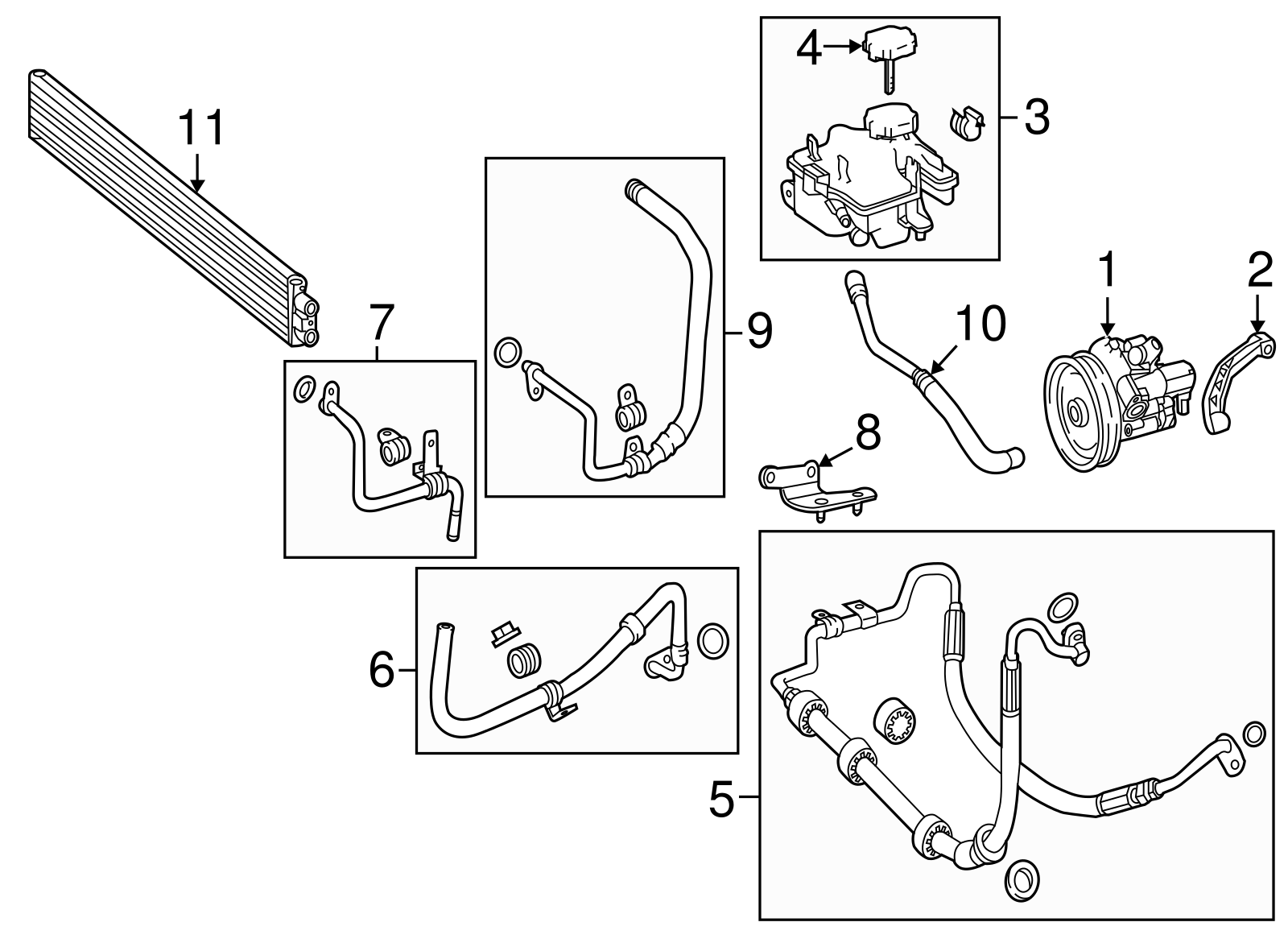 000-466-95-02 - Oil Reservoir, Steering For Mercedes-Benz Parts Store