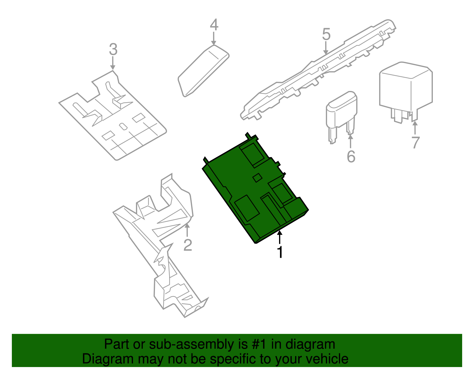 2015-2019 Ford Junction Block JK4Z15604A | TascaParts.com
