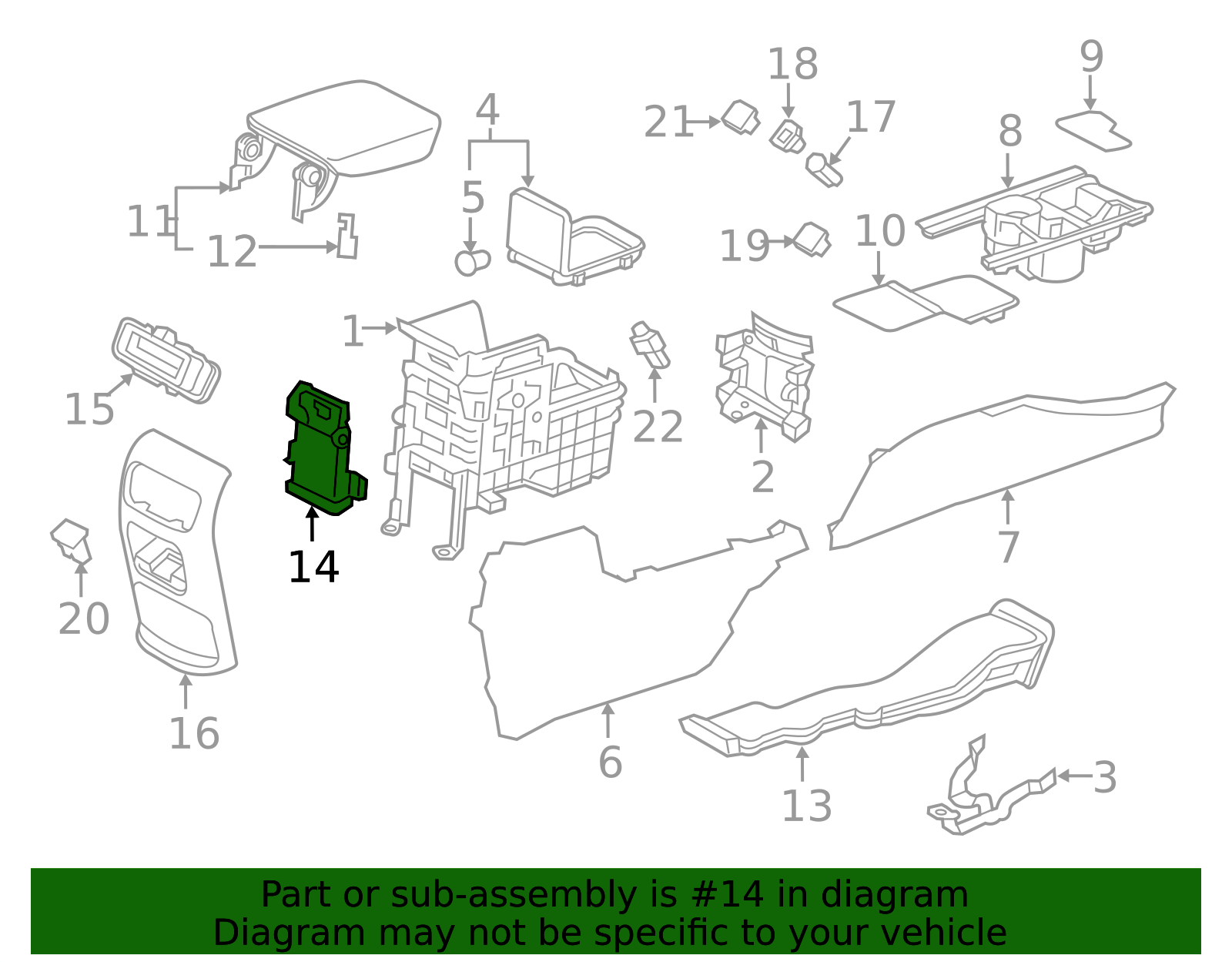 83408-TLA-A01 - Instrument Panel Air Duct 2019-2022 Honda CR-V | Honda ...