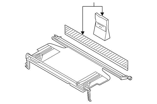 2018-2024 Audi Tray 8W7-863-657 | Audi OEM Parts Guy